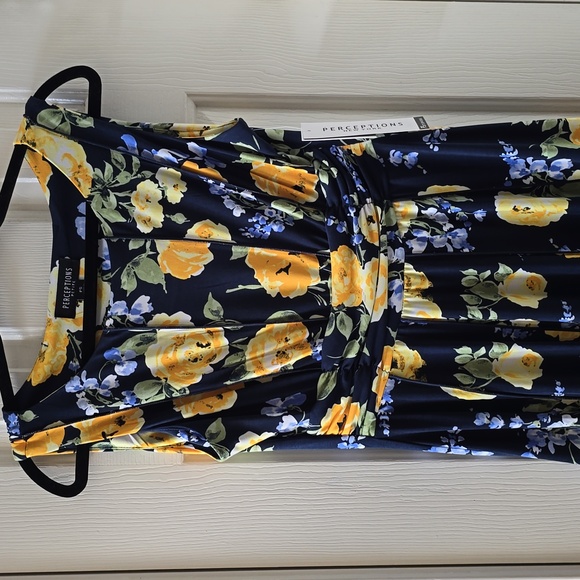 Perceptions | Dresses | Perceptions New York Womens Petite Blue ...